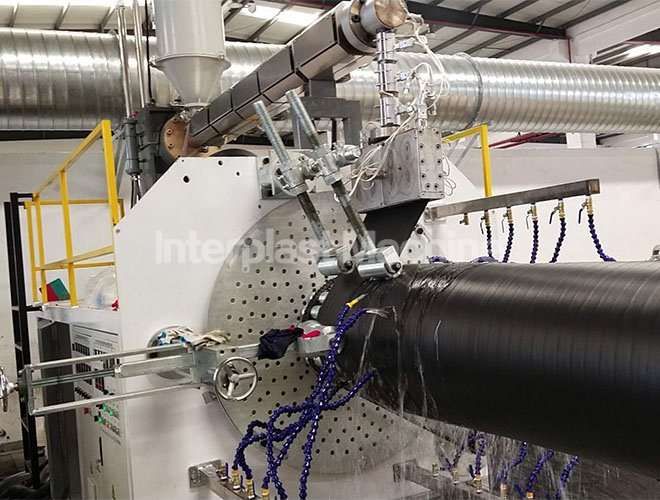 spiral pre insulated pipe machine_spiral insulation jacket extruder ...