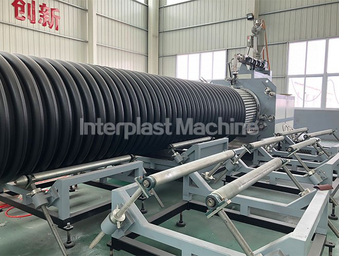 plastic rib reinforced spiral pipe machine_1200mm rib reinforced ...